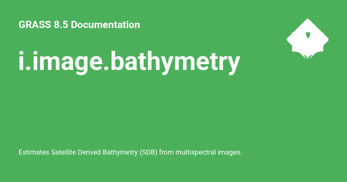 i.image.bathymetry - GRASS 8.6.0dev Documentation