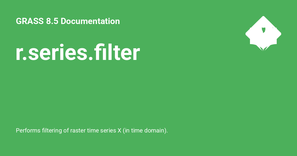 r.series.filter - GRASS 8.5.0dev Documentation