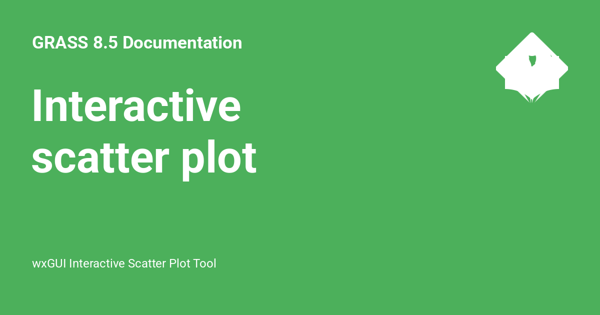 Interactive scatter plot - GRASS 8.5.0dev Documentation